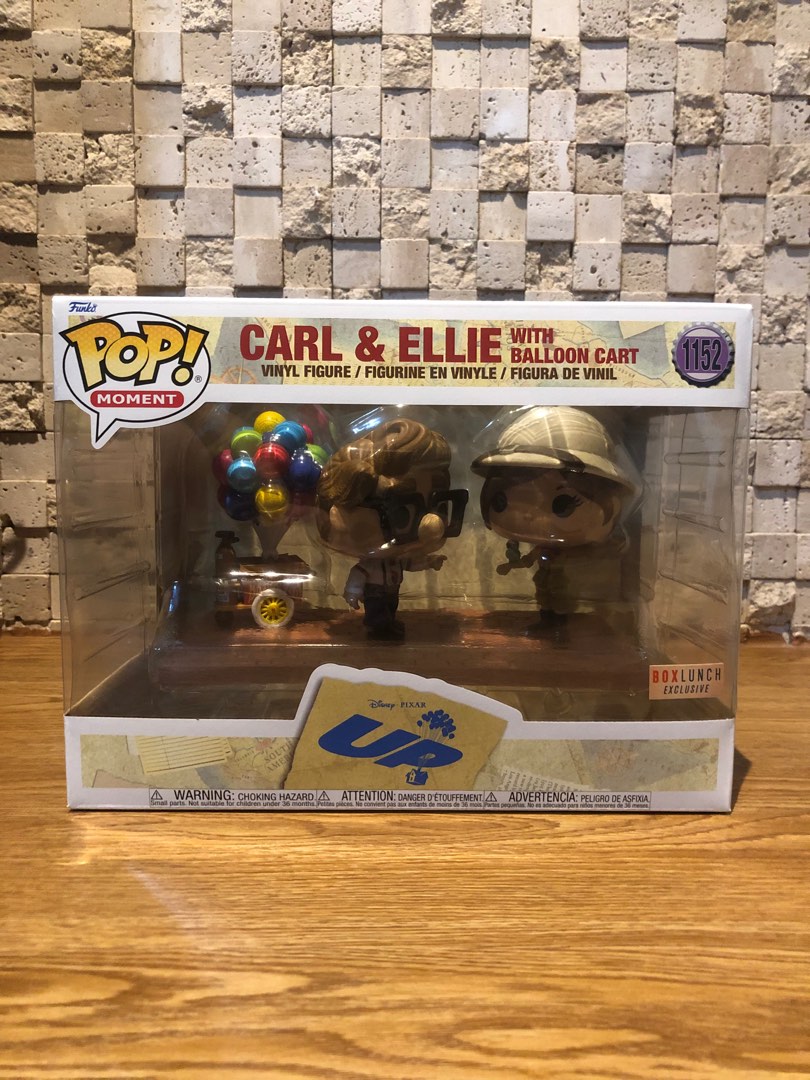 Funko Pop! Moment Carl & Ellie With Balloon Cart - Box Lunch Exclusive ...