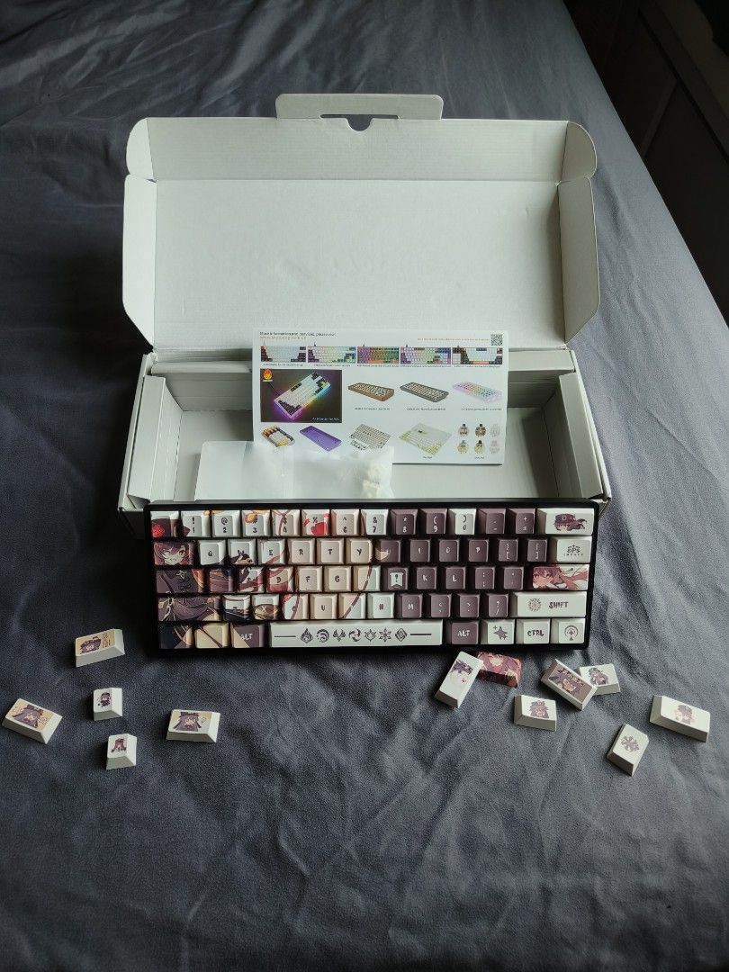 Genshin Impact Custom Mechanical Keyboard[Keycap and Keyboard set](Hu ...