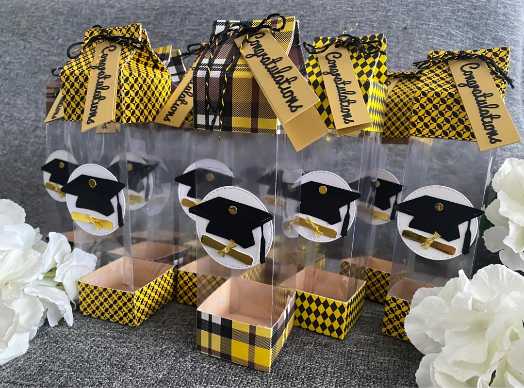 Handcrafted and Designed Graduation Gift Boxes with free gift tag and ...