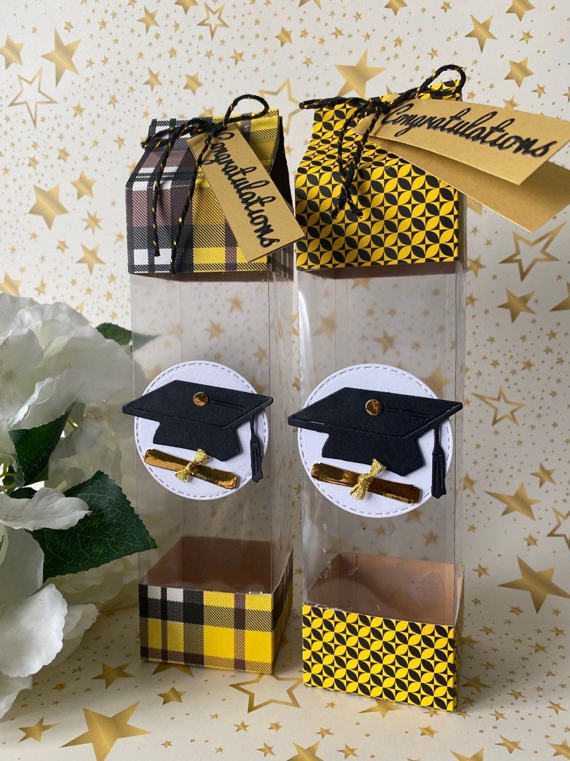 Handcrafted and Designed Graduation Gift Boxes with free gift tag and ...