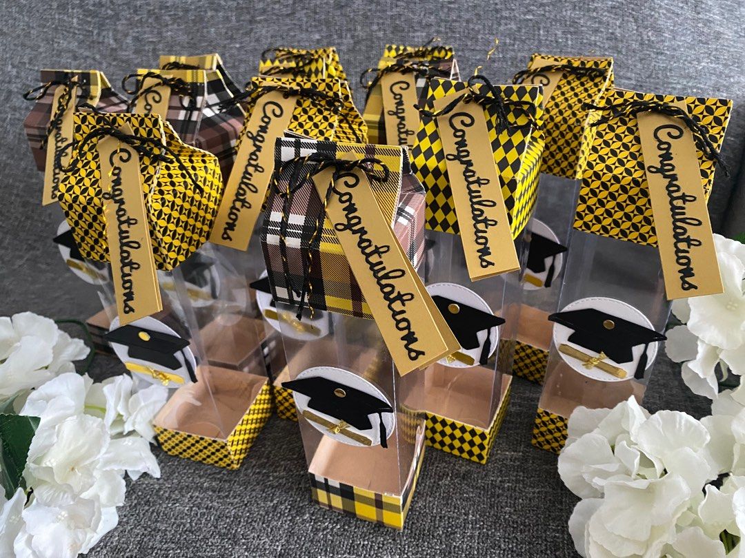Handcrafted and Designed Graduation Gift Boxes with free gift tag and ...
