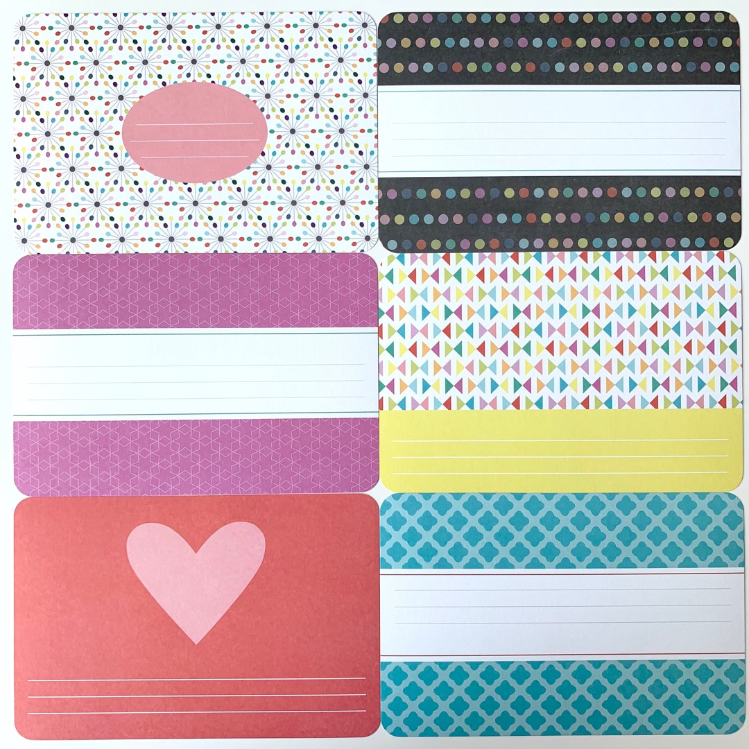 Happy edition Project Life title cards, Hobbies & Toys, Stationery ...