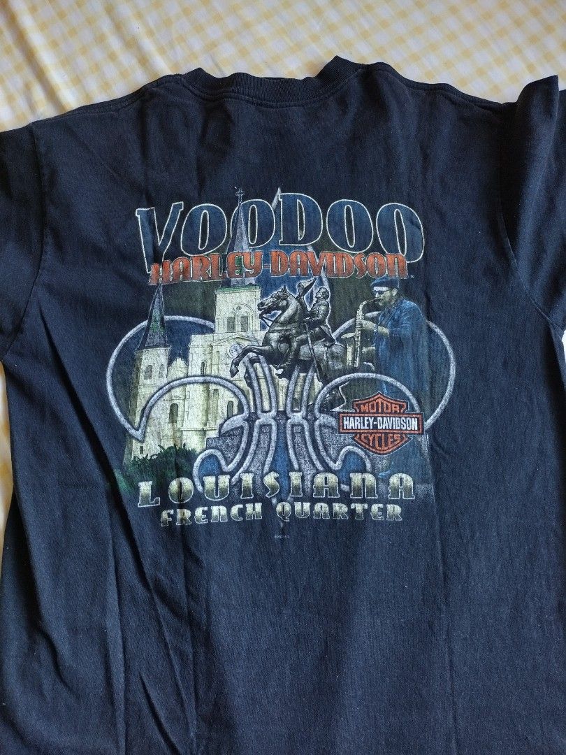 Harley Davidson Voodoo shirt, Men's Fashion, Tops & Sets, Tshirts ...