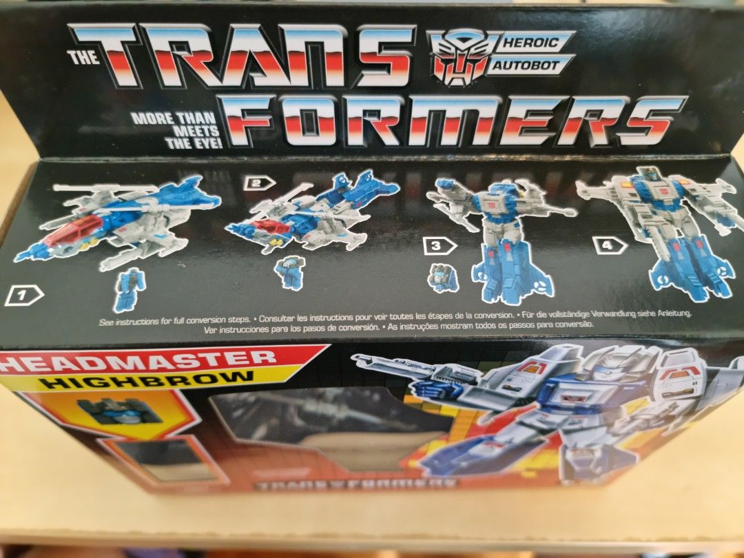 Hasbro Transformers Headmaster Highbrow Retro Reissue, Hobbies & Toys ...
