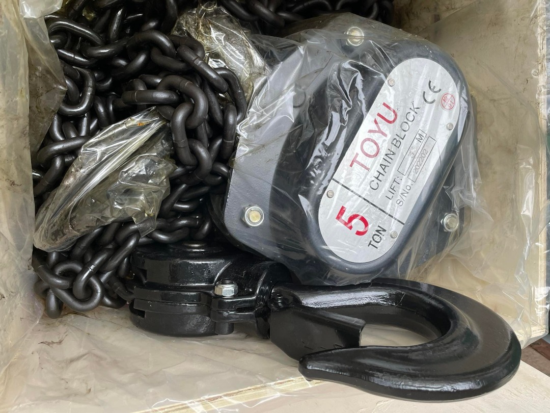 Heavy Duty Chain Block (5 Tons), Commercial & Industrial, Industrial ...