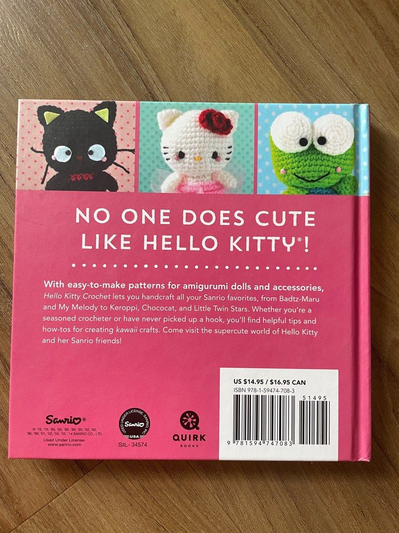 Hello Kitty Crochet (book) by Mei Li Lee, Hobbies & Toys, Stationery ...