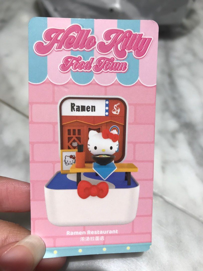 Hello kitty food town pop mart, Hobbies & Toys, Toys & Games on Carousell
