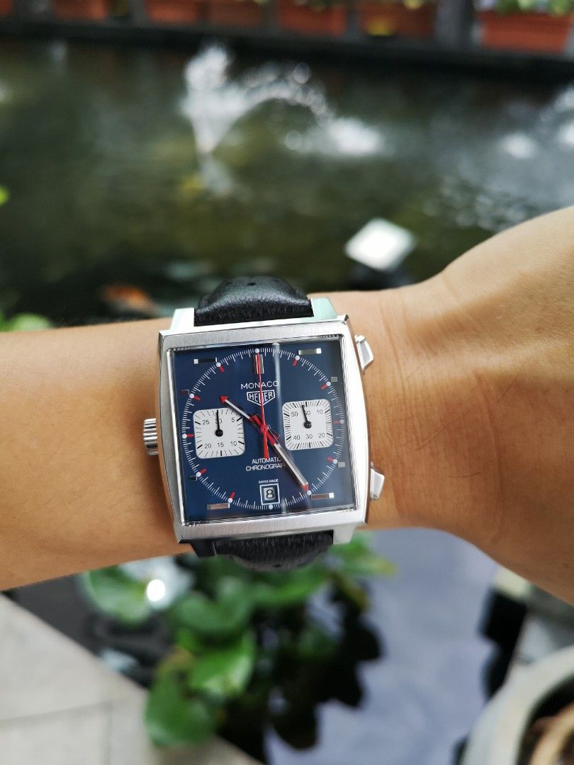 Heuer Monaco CAW211P-FC6356 (Full Set), Luxury, Watches on Carousell