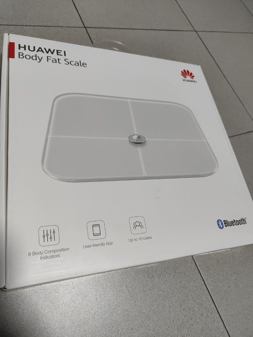 Huawei body fat scale, Health & Nutrition, Health Monitors & Weighing ...