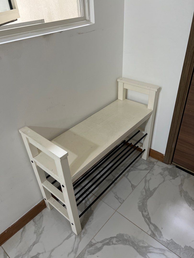 Ikea Hemnes shoe rack, Furniture & Home Living, Furniture, Shelves ...