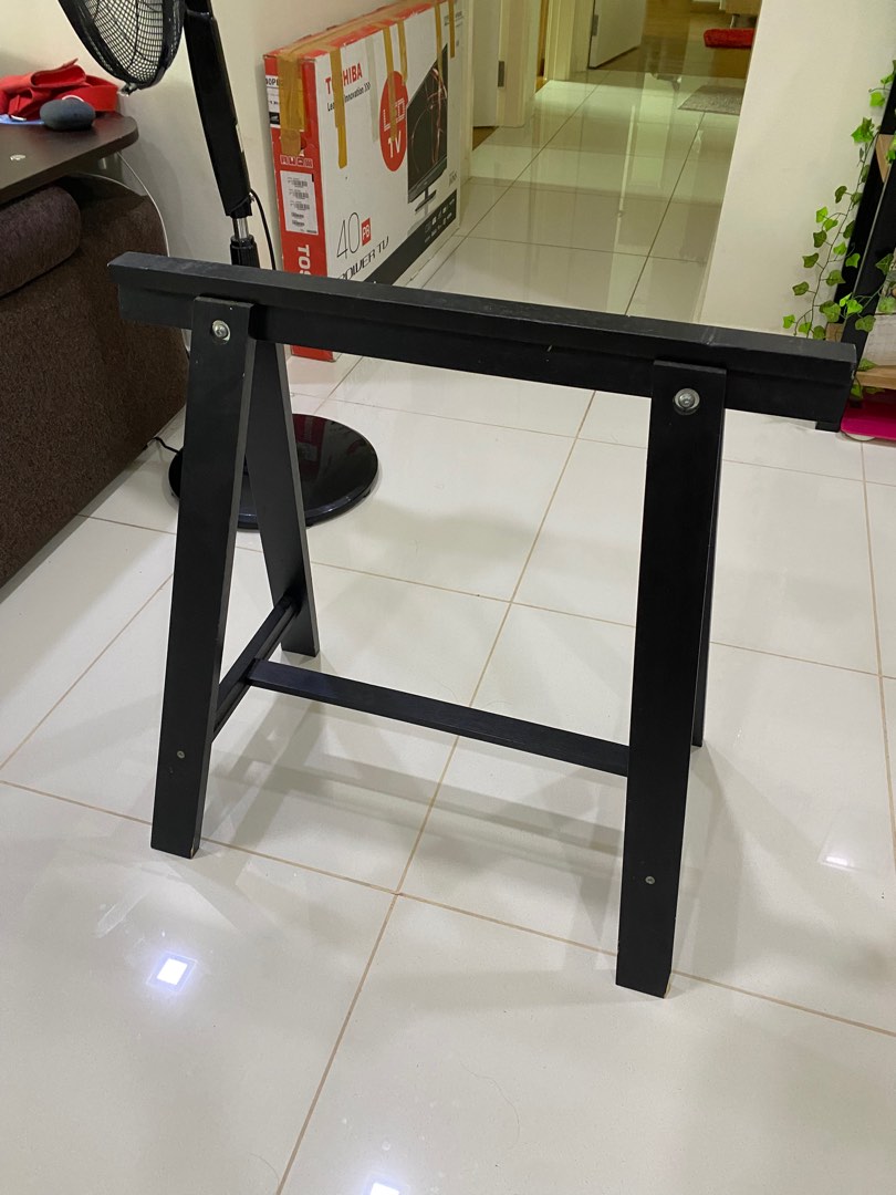 IKEA oddvald TRESTLE TABLE LEGS 2x, Furniture & Home Living, Furniture ...