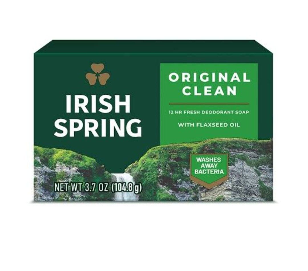 Irish Spring Original Scent Bar Soap, Beauty & Personal Care, Bath & Body, Bath on Carousell