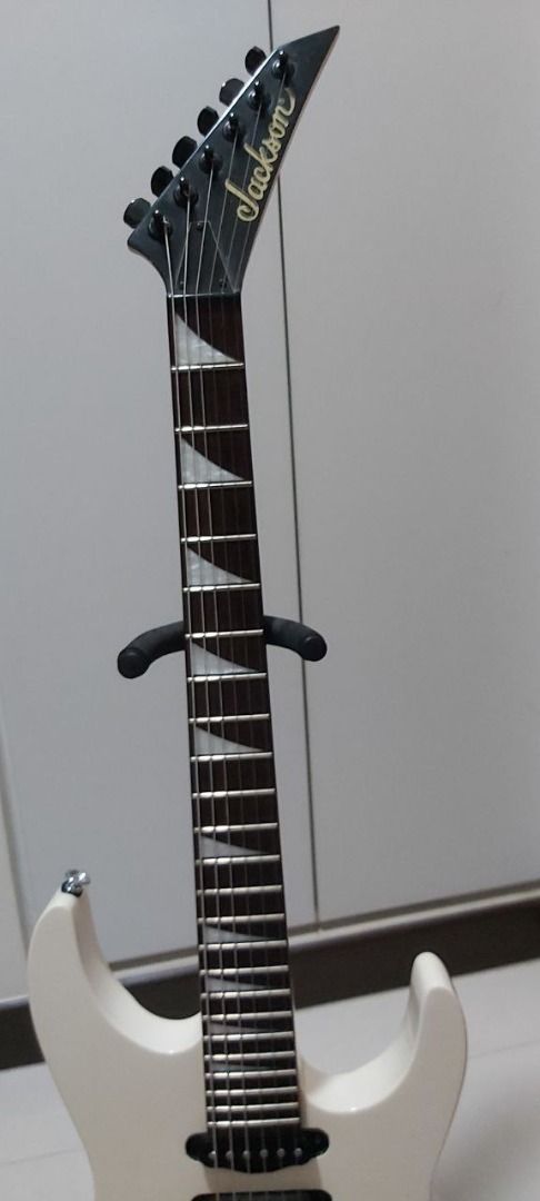 Jackson JS23 Dinky electric guitar white - upgraded pickup and locking ...