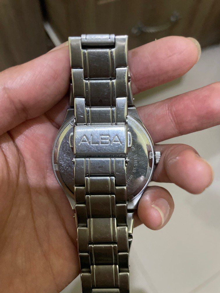 Jam Tangan Pria Alba Original, Fesyen Pria, Jam Tangan di Carousell