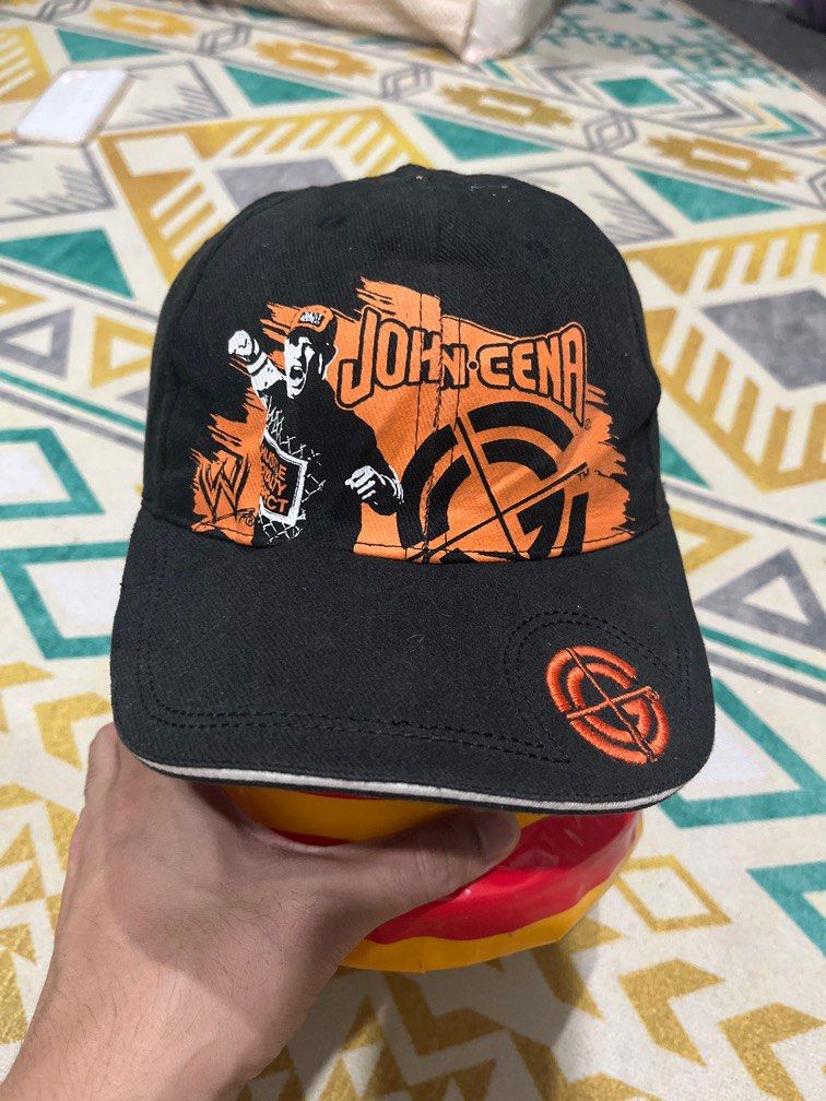 John Cena Wwe wrestling cap, Men's Fashion, Watches & Accessories, Cap ...