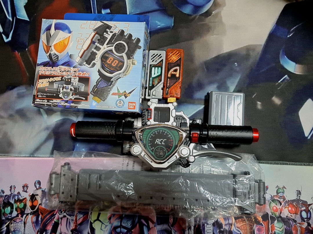 Kamen Rider W/Double/Fuuto PI - DX Accel Driver w Accel/Engine/Trial ...