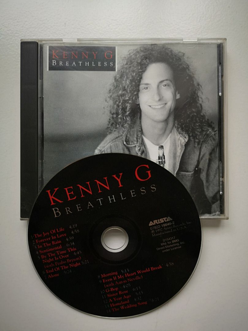 Kenny G - Breathless (CD), Hobbies & Toys, Music & Media, CDs & DVDs on ...