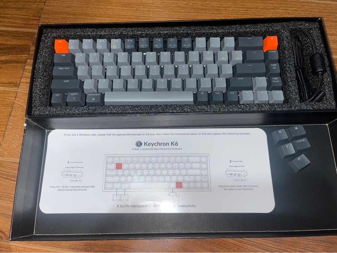 Keychron Mechanical Keyboard Backlight RGB, Computers & Tech, Parts ...