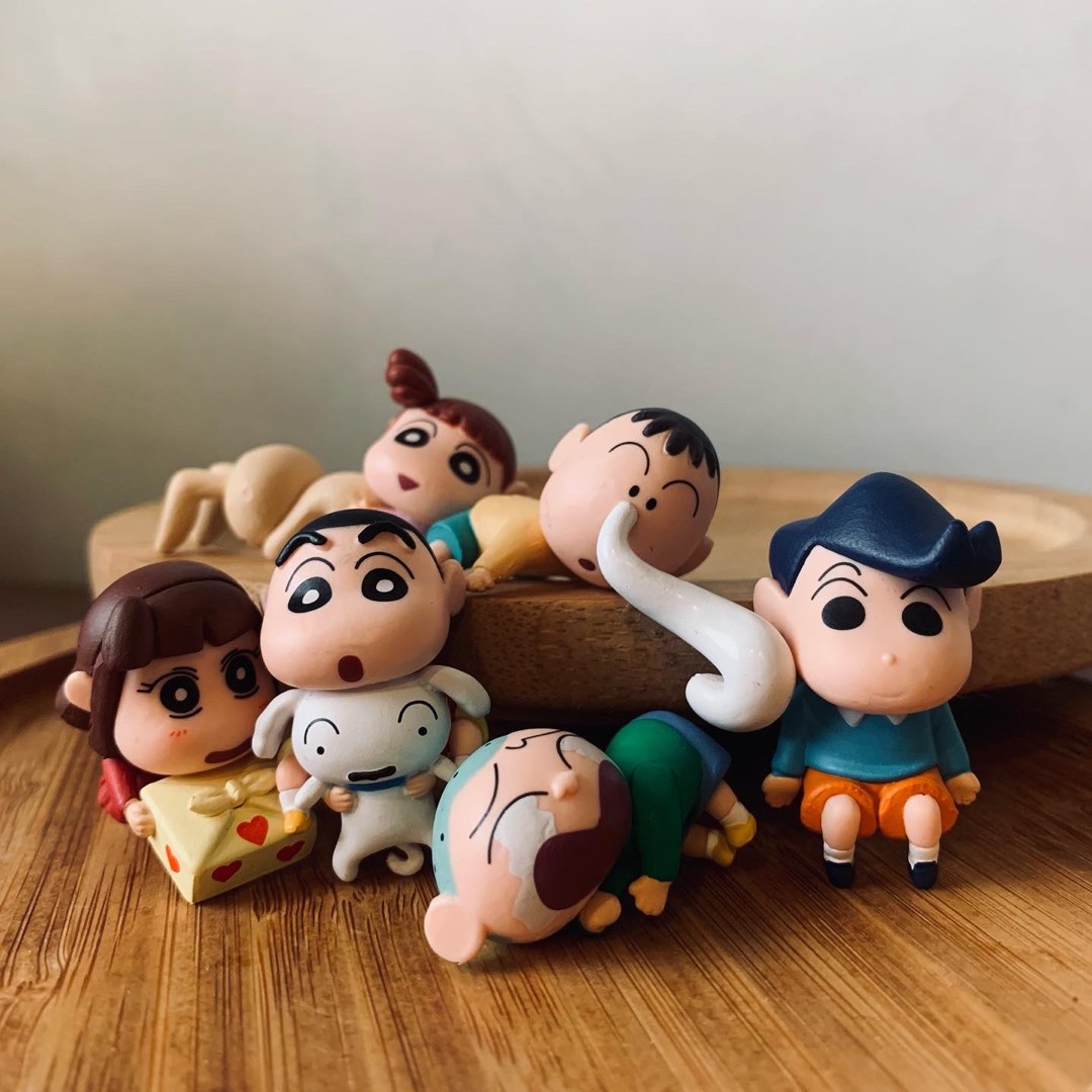 KITAN CLUB PUTITTO 蠟筆小新25th紀念 杯緣子 二代 全套 ·小新 ·風間 ·正男 ·阿呆 ·妮妮 ·小愛 (隱藏版), 書籍、休閒與玩具, 收藏、紀念品, 明星週邊在旋轉拍賣