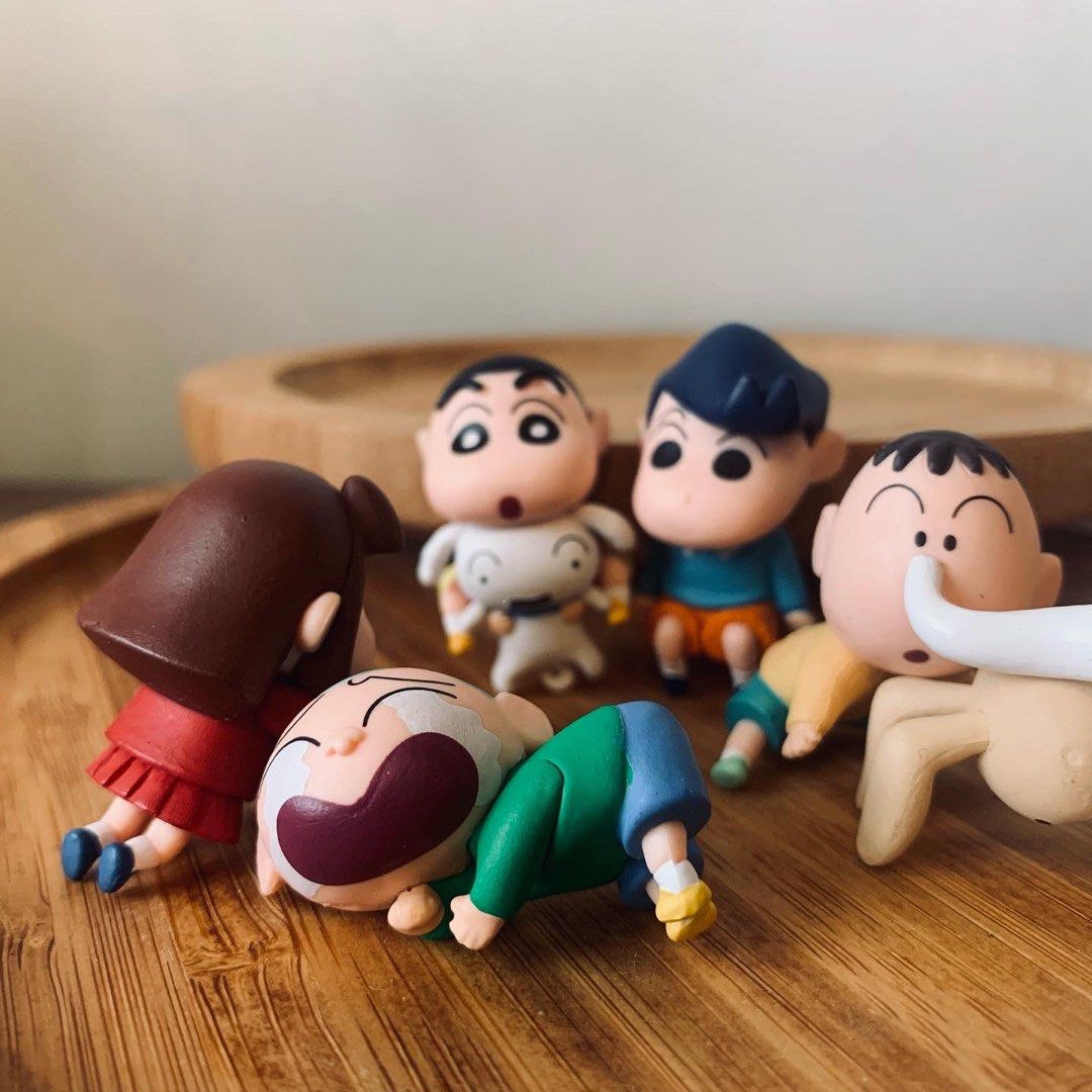 KITAN CLUB PUTITTO 蠟筆小新25th紀念 杯緣子 二代 全套 ·小新 ·風間 ·正男 ·阿呆 ·妮妮 ·小愛 (隱藏版), 書籍、休閒與玩具, 收藏、紀念品, 明星週邊在旋轉拍賣