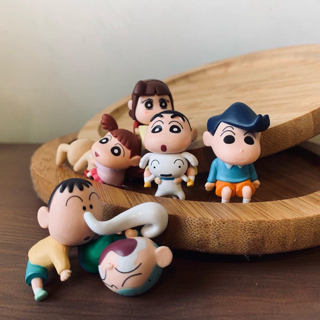 KITAN CLUB PUTITTO 蠟筆小新25th紀念 杯緣子 二代 全套 ·小新 ·風間 ·正男 ·阿呆 ·妮妮 ·小愛 (隱藏版), 興趣及遊戲, 收藏品及紀念品, 明星週邊在旋轉拍賣