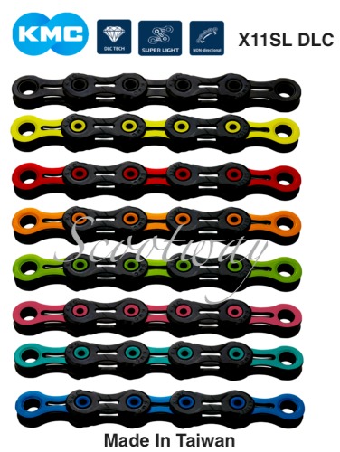 KMC X11SL DLC 11 Speed Chain | Made In Taiwan, Sports Equipment, Bicycles & Parts, Parts ...
