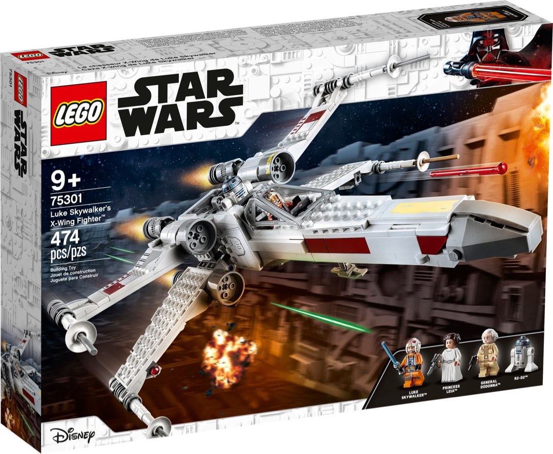 Lego Star Wars 75301: Luke Skywalker's X-wing Fighter, 興趣及遊戲, 玩具 & 遊戲類 ...
