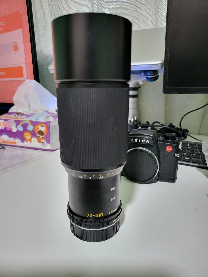 Leica Vario-Elmar-R 70-210mm f/4 E60 Telephoto Zoom 3 cam Lens for R ...