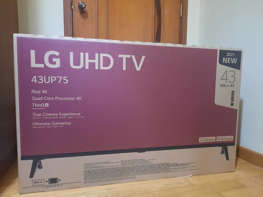 LG Smart LED TV (LG 43UP7550), TV & Home Appliances, TV & Entertainment, TV on Carousell