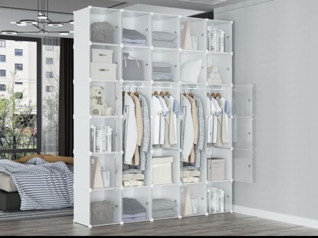 Lightweight wardrobe using sheets, Furniture & Home Living, Furniture ...