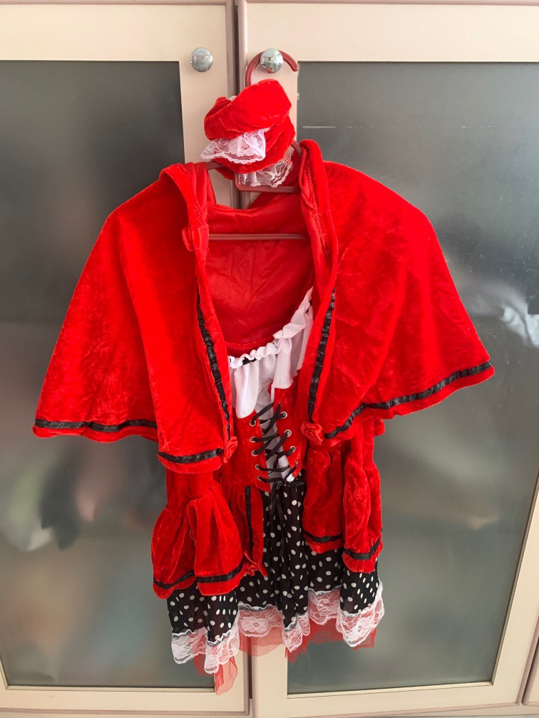 Little red riding hood costume, Women's Fashion, Dresses & Sets, Sets ...