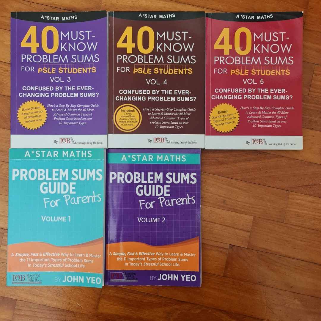 LOB Maths Problem Sums Guide PSLE, Hobbies & Toys, Books & Magazines ...