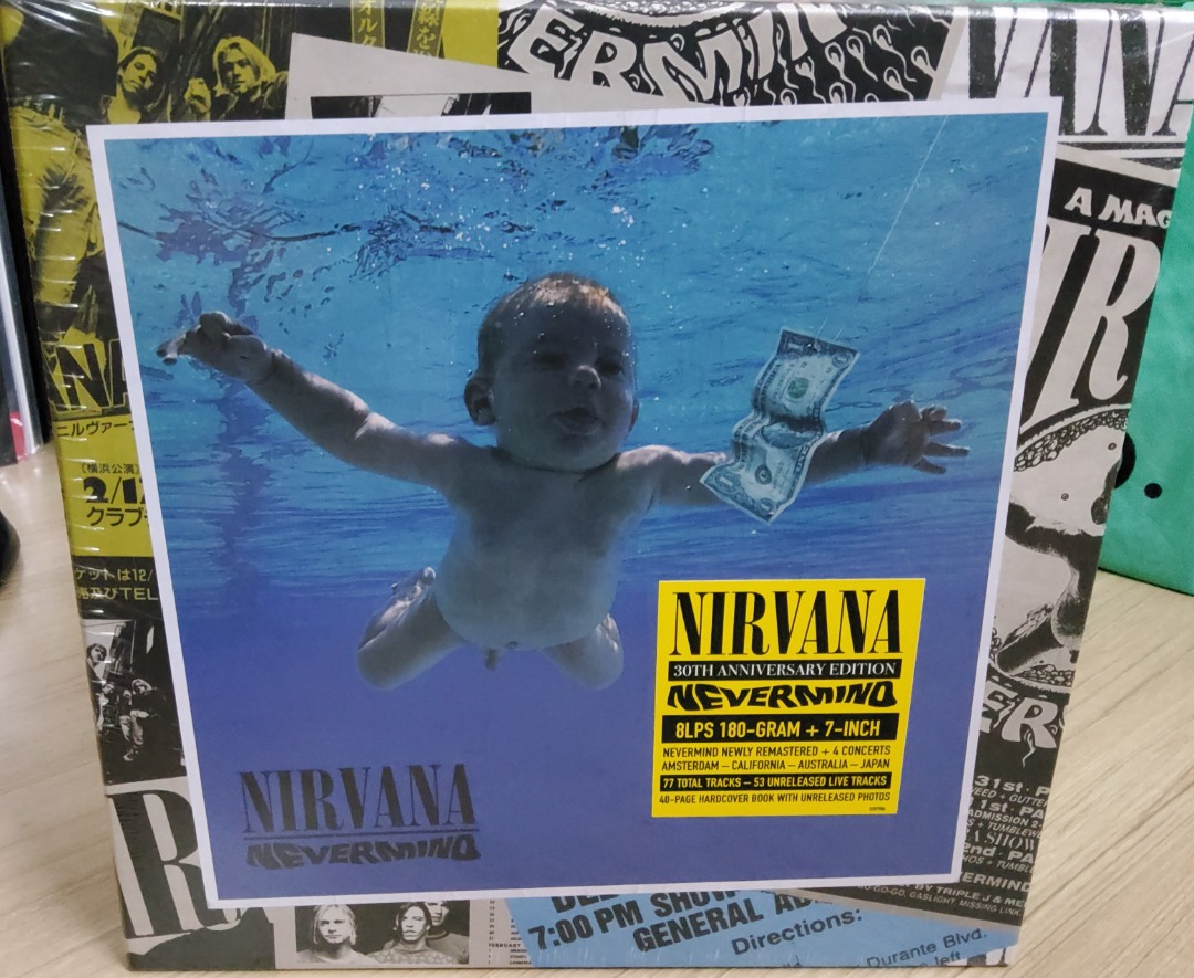 Lp Nirvana Nevermind 30th Anniversary Edition 8Lps 180gram +7 -Inch 40 ...