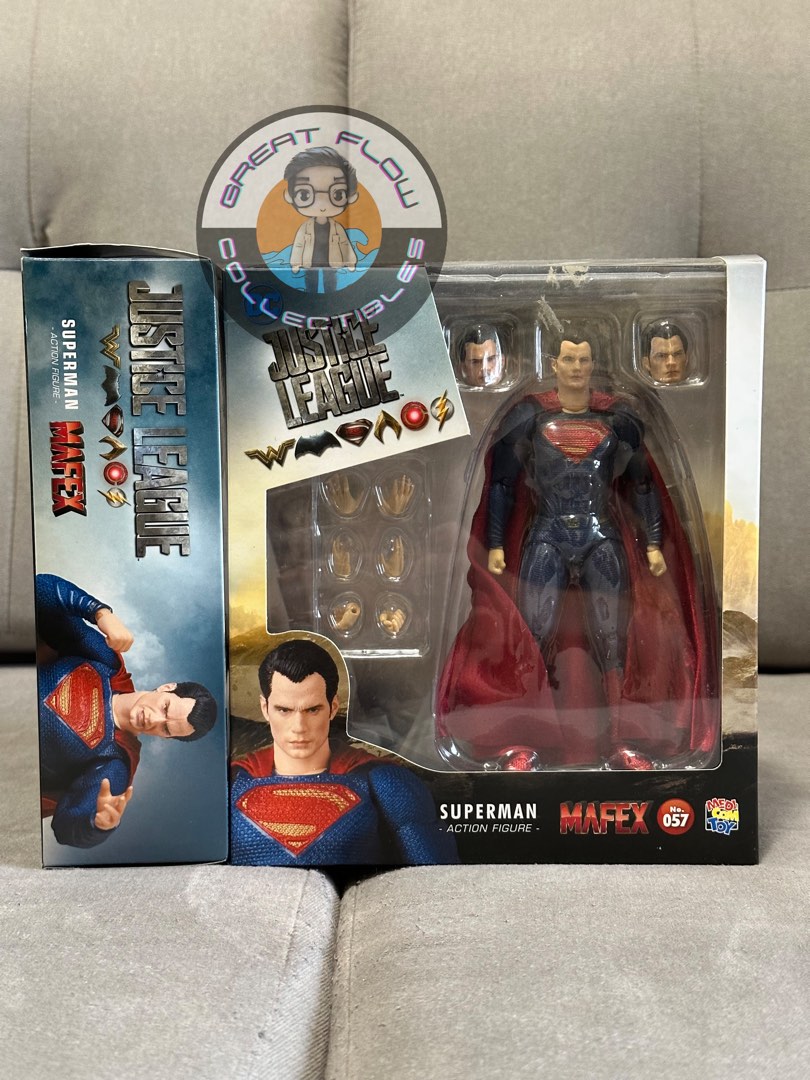Mafex Superman Justice League, Hobbies & Toys, Toys & Games on Carousell