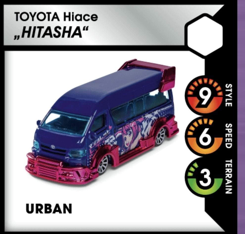 majorette tune up's series 2 super rare toyota hiace "HITASHA", 興趣及遊戲 ...