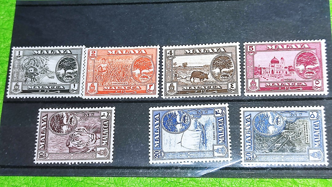 Malaya Malacca stamps set, Hobbies & Toys, Collectibles & Memorabilia ...