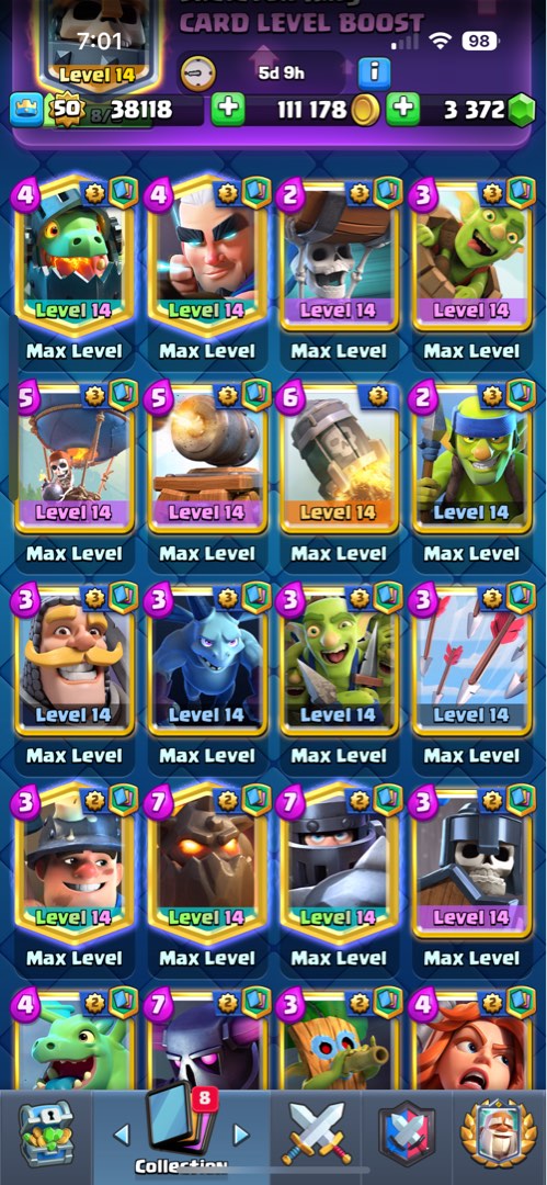 Max level clash Royale account, Video Gaming, Gaming Accessories, In ...