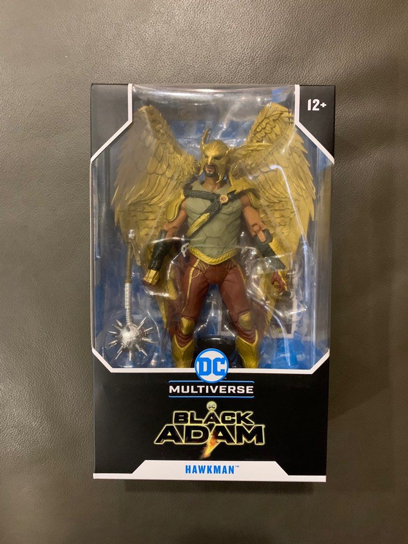 McFarlane toys black Adam Hawkman figure, Hobbies & Toys, Toys & Games ...