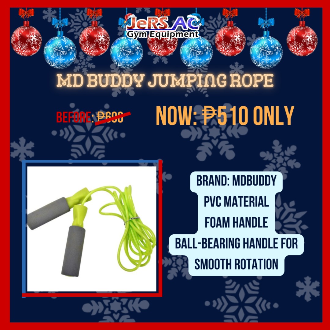 MD Buddy JUmping Rope, Sports Equipment, Exercise & Fitness, Cardio ...