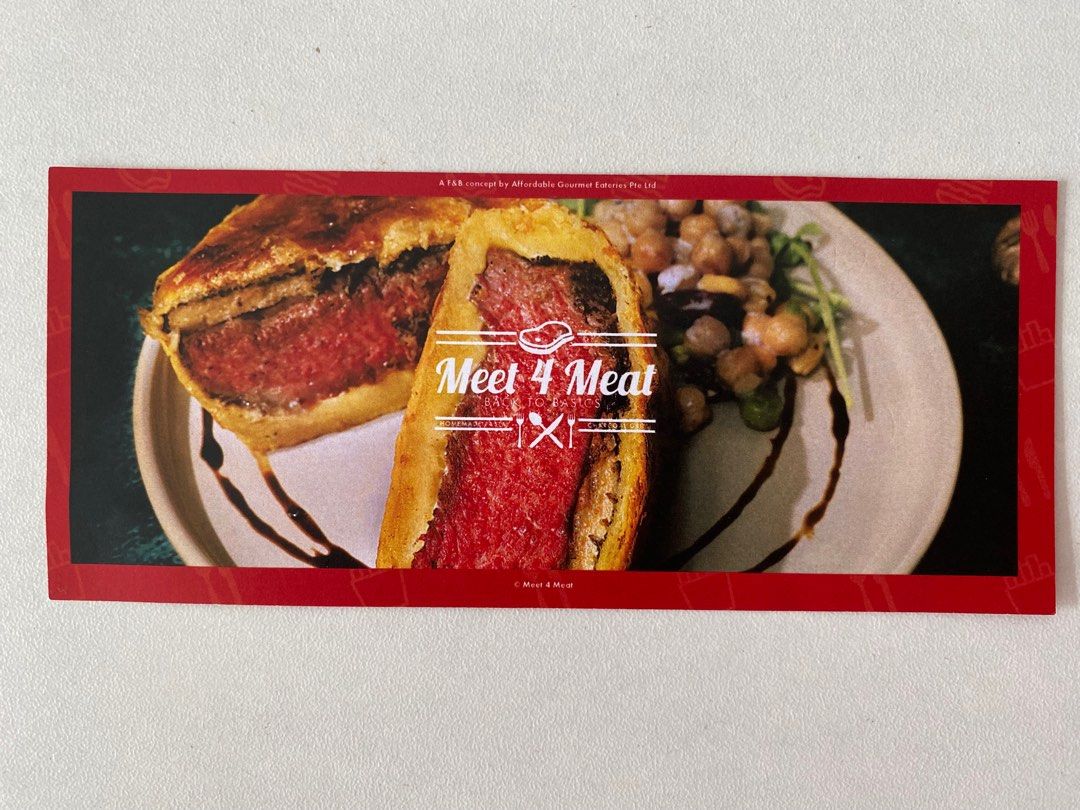 Meat 4 Meat $100 Voucher, Tickets & Vouchers, Store Credits on Carousell