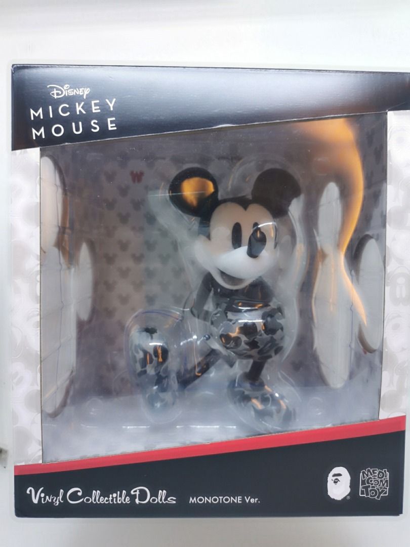 Medicom Toy Vinyl Collectible Doll VCD BAPE x Mickey Mouse Figure ...