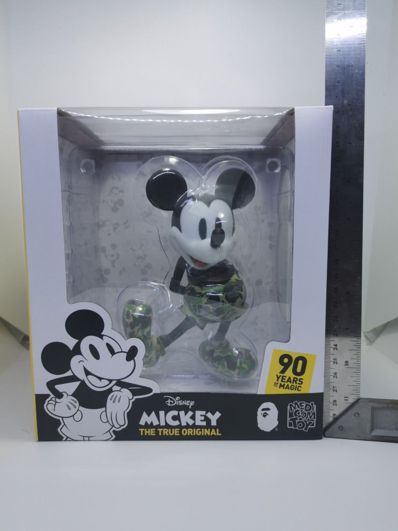 Medicom Toy Vinyl Collectible Doll VCD BAPE x Mickey Mouse Figure GREEN ...