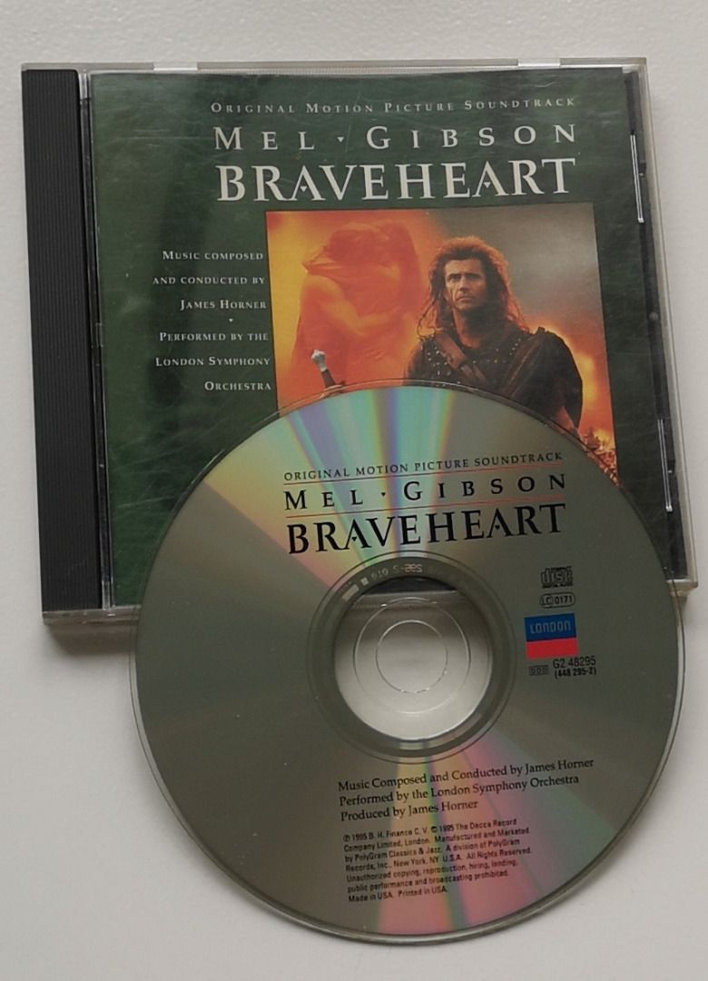 Mel Gibson - Braveheart(original motion picture soundtrack), Hobbies ...