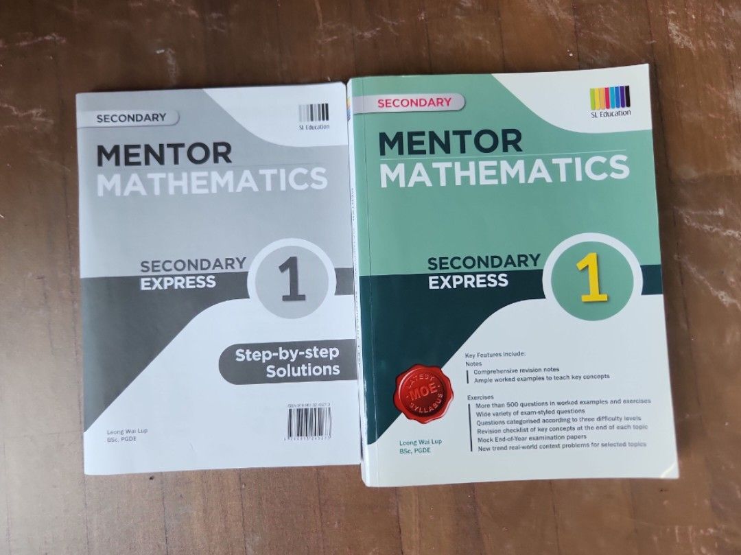 Mentor Mathematics Secondary 1 Express SL Education, Hobbies & Toys ...