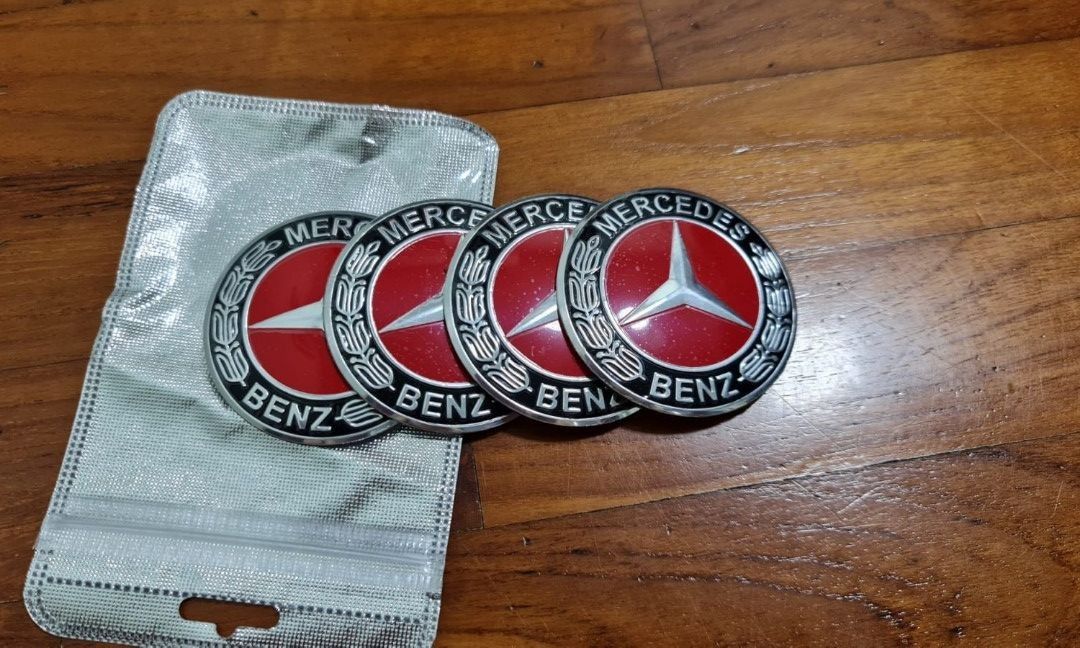 Mercedes wheel cap emblem, Car Accessories, Accessories on Carousell