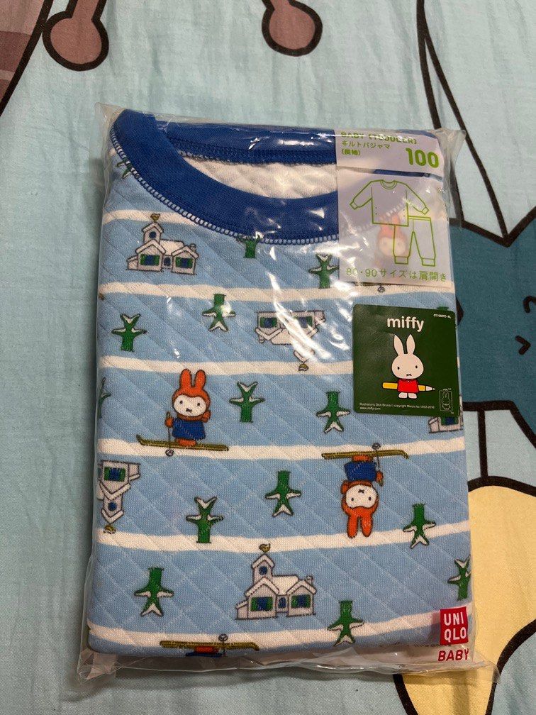 Miffy Uniqlo Japan toddler pyjamas, Babies & Kids, Babies & Kids ...