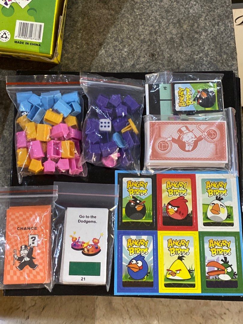 Monopoly Angry Birds board game kids children adults cards family ...