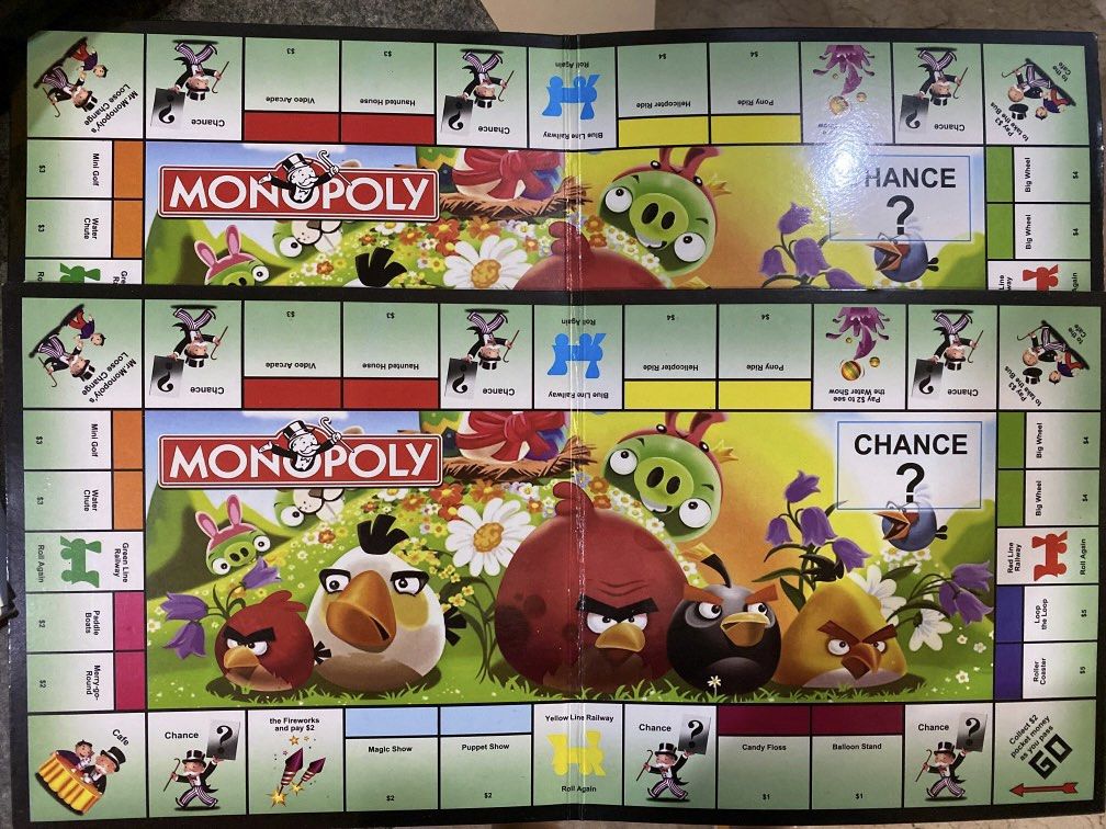 Monopoly Angry Birds board game kids children adults cards family ...