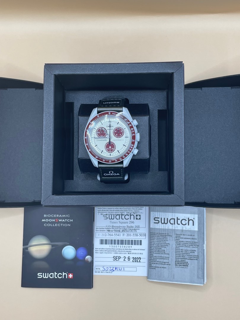 MoonSwatch SwatchxOmega - Pluto, Luxury, Watches on Carousell