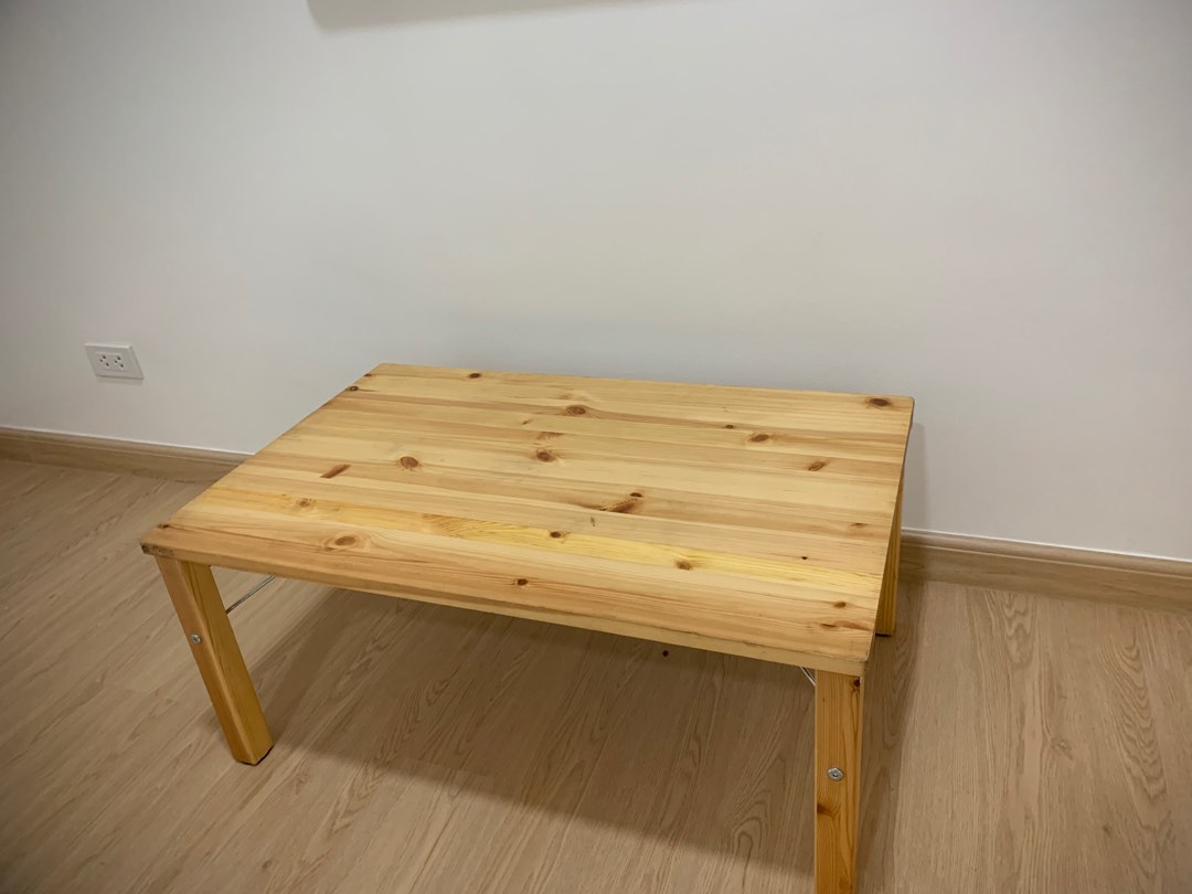 Muji foldable low coffee table, Furniture & Home Living, Furniture ...